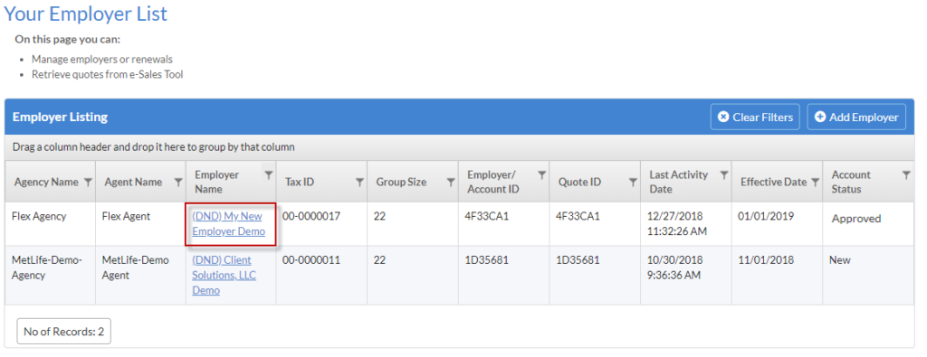 Agent Access to Employer Portals - Benefits Platform Support Page